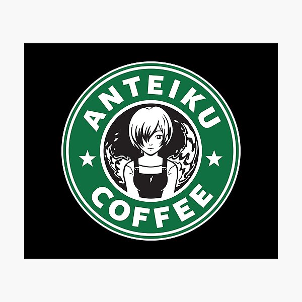 Lámina fotográfica «Logotipo de Anteiku Café, Parodia de Starbucks de ...