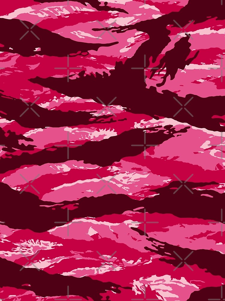 "Pink Tiger Stripe Camouflage Pattern" T-shirt for Sale by kayve ...