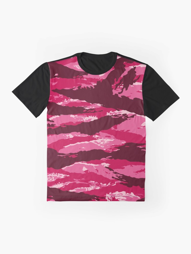 "Pink Tiger Stripe Camouflage Pattern" T-shirt for Sale by kayve ...