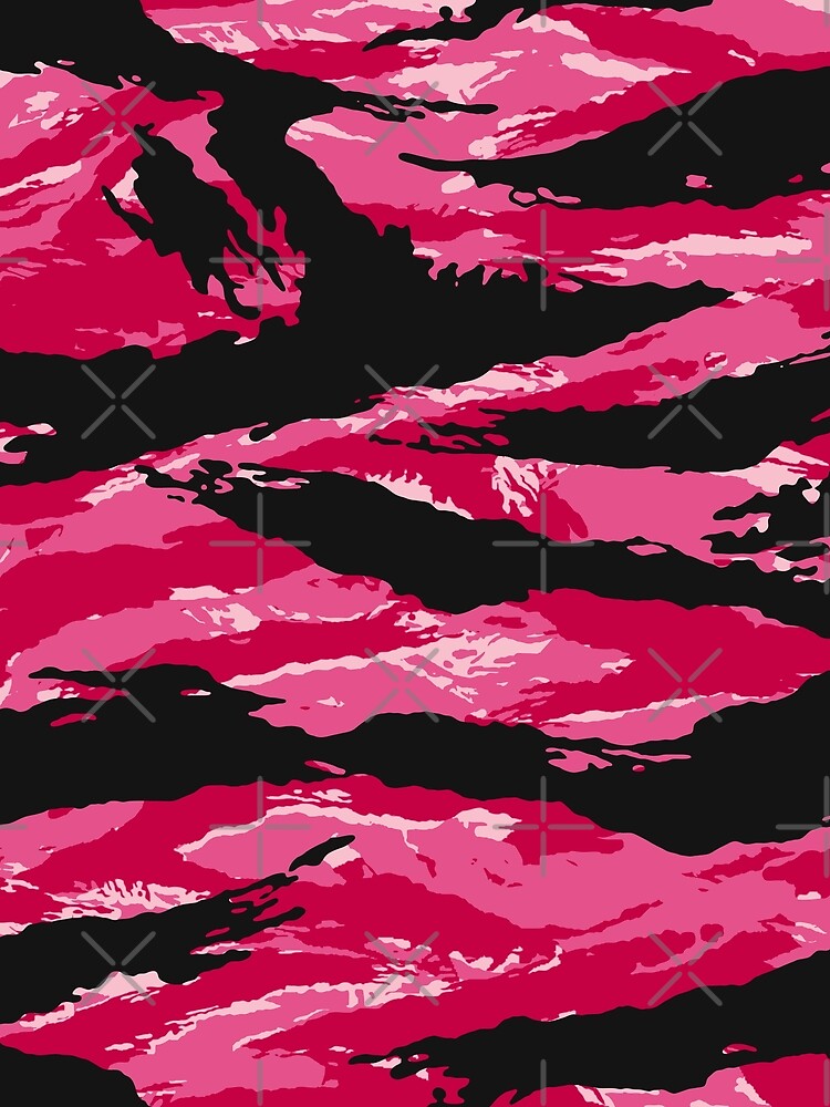 "Pink Tiger Stripe Camouflage Pattern" T-shirt for Sale by kayve ...
