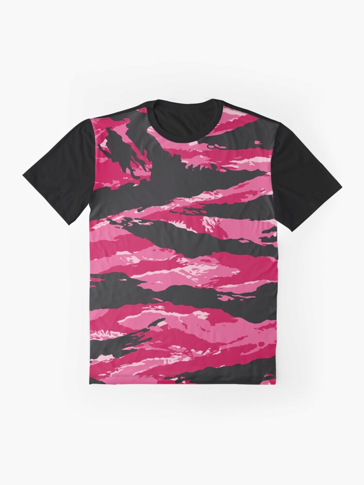 "Pink Tiger Stripe Camouflage Pattern" T-shirt for Sale by kayve ...