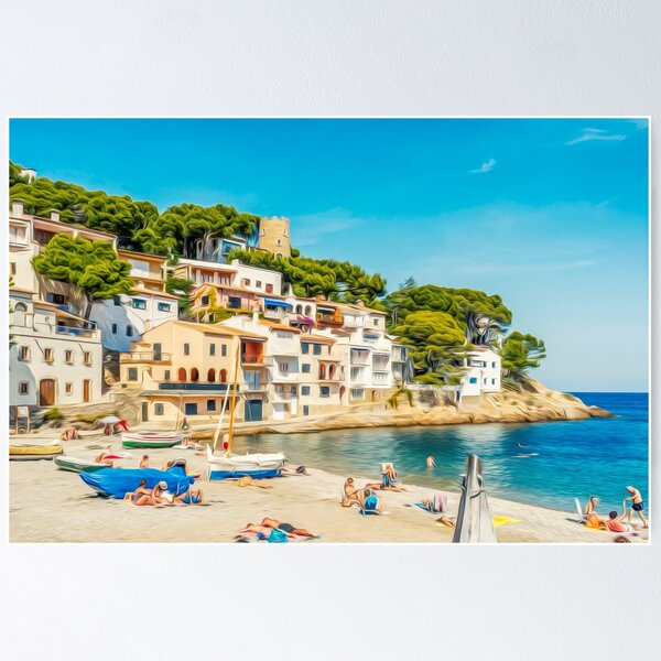 "Begur." Poster for Sale by Juan Bautista | Redbubble