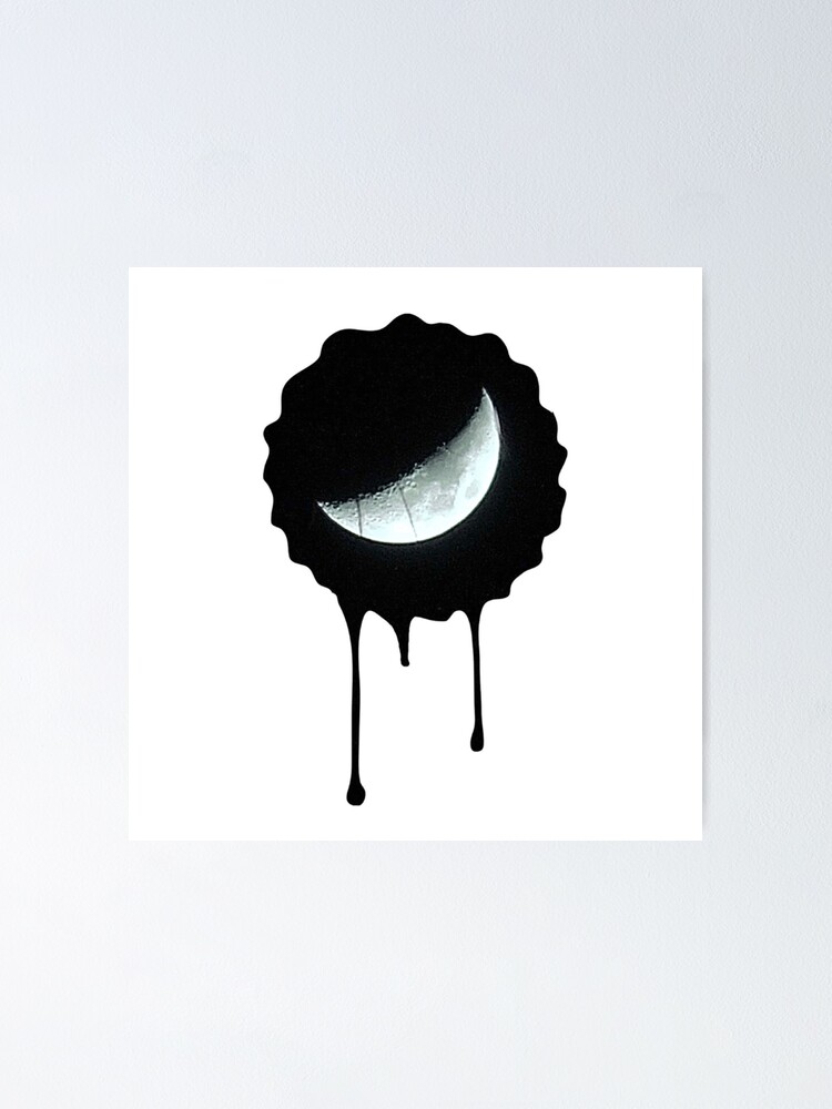 "Moon Drip" Poster for Sale by IdyllicPhotos | Redbubble