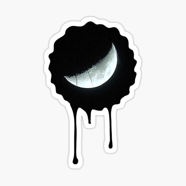 "Moon Drip" Sticker for Sale by IdyllicPhotos | Redbubble