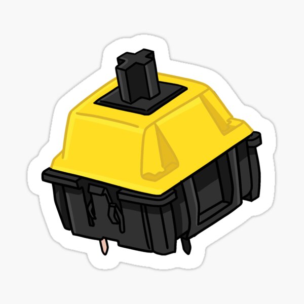 "Switch, Mechanical keyboard switches," Sticker for Sale by Kateables ...