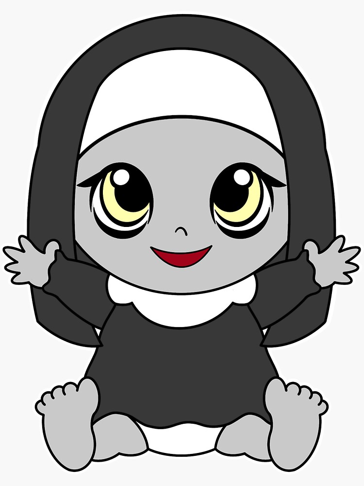 "Baby Valak (The Nun)" Sticker for Sale by kimletskreates | Redbubble