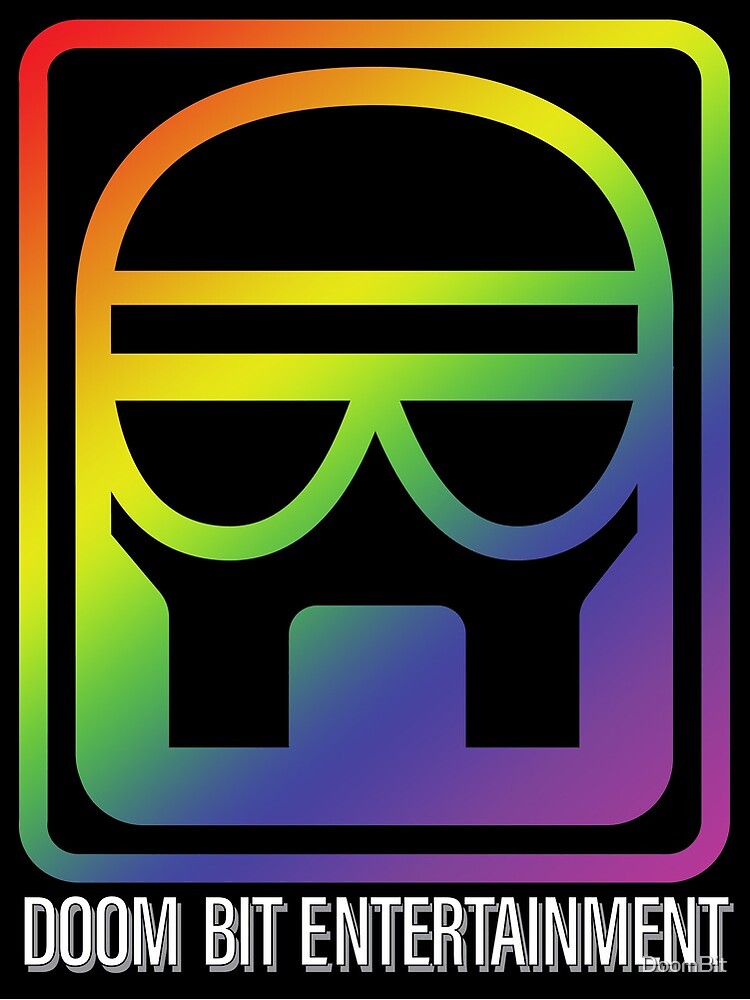 "Doom Bit Pride Logo" Photographic Print by DoomBit | Redbubble
