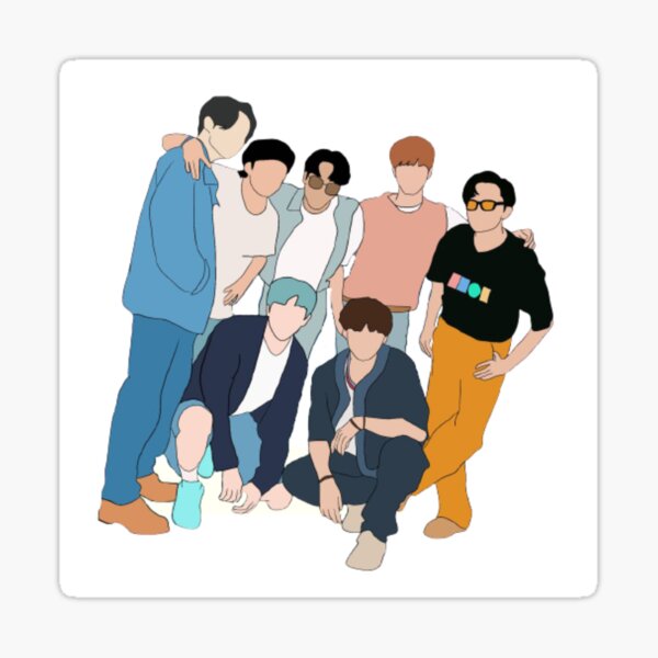 "BTS DYNAMITE" Sticker by taegukkiee | Redbubble