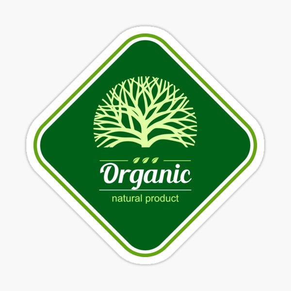 "Nature label" Sticker for Sale by 9comeback | Redbubble