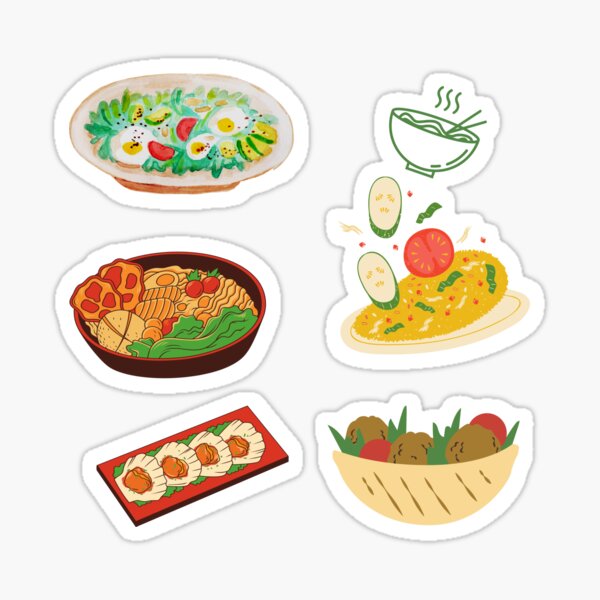 "Tasty Food Sticker Pack" Sticker for Sale by Seeker22 | Redbubble