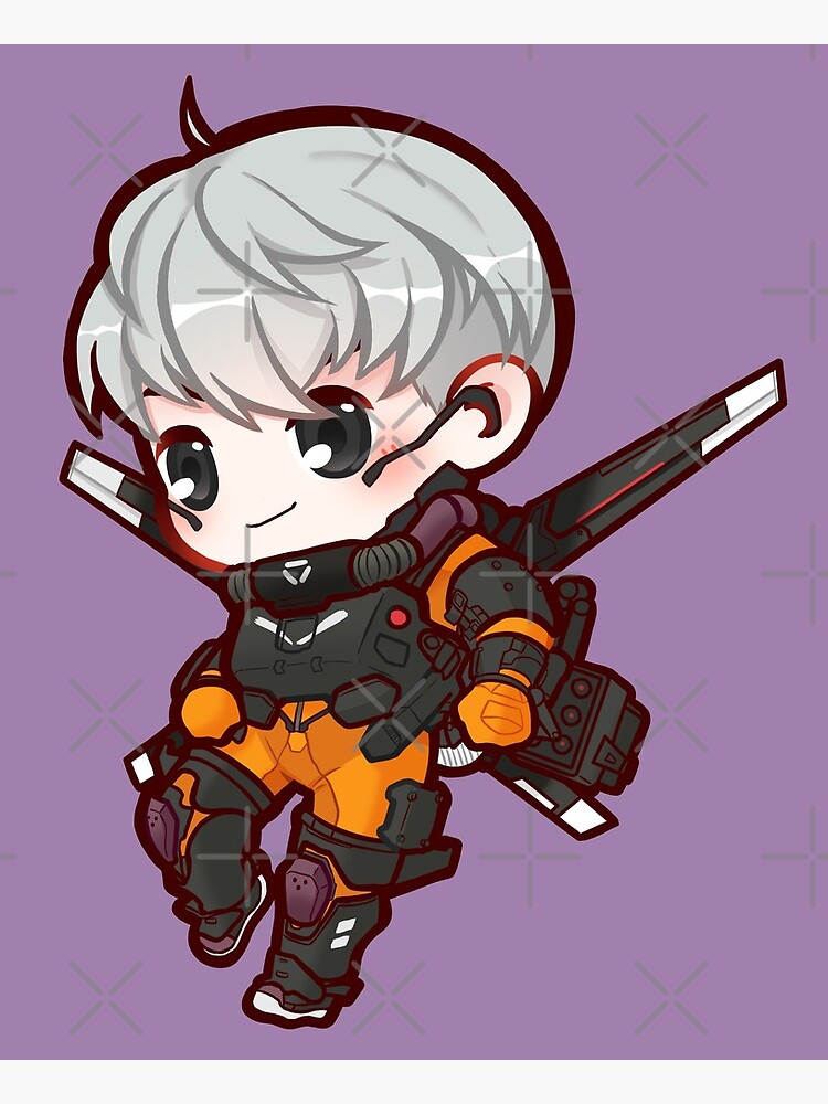 Chibi Valkyrie From Apex Legends Photographic Print For Sale By Lanrotte Redbubble