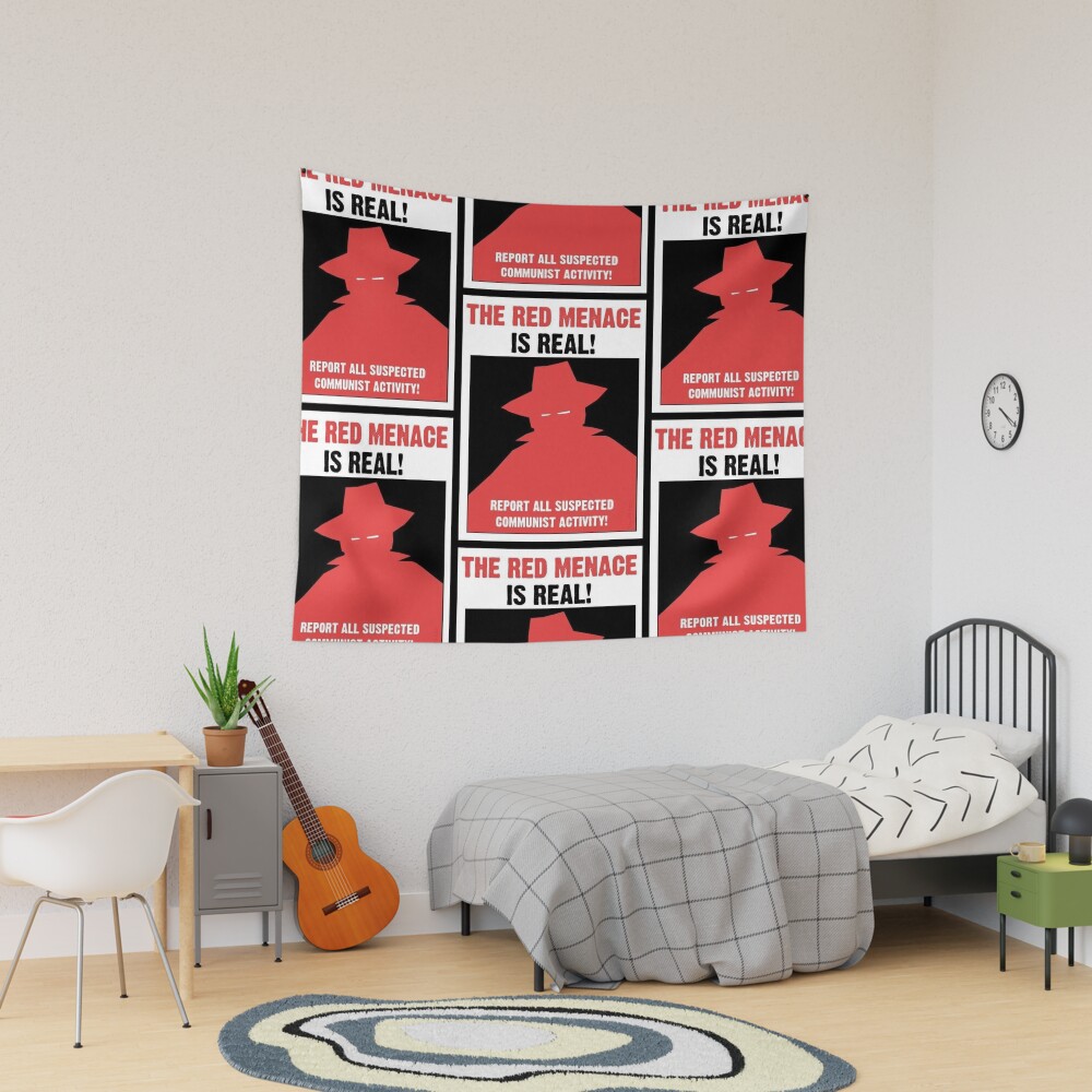 "The Red Menace Propaganda Poster" Poster for Sale by Britkek | Redbubble