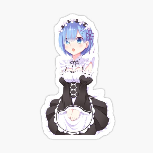 "Rem Re:Zero #2" Sticker for Sale by ReconUnit56 | Redbubble
