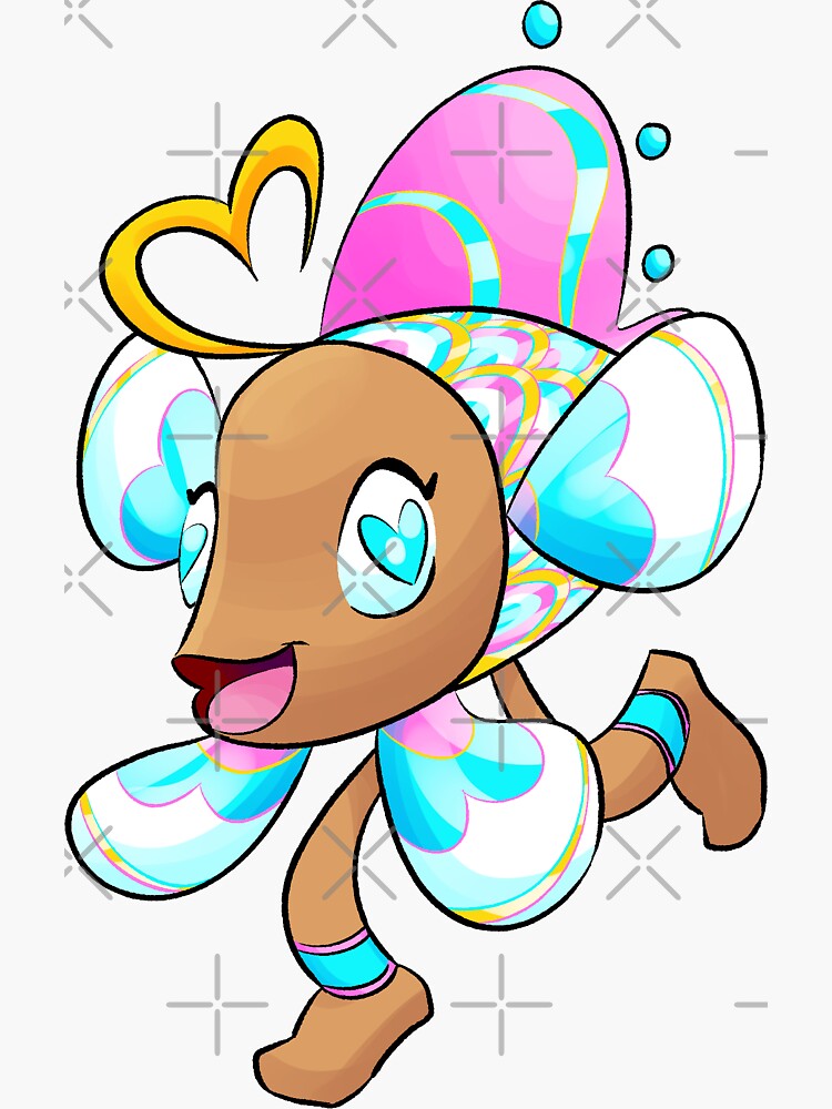 "Sayu Teppathekid - Fish Form" Sticker for Sale by Ivan-Artciola ...