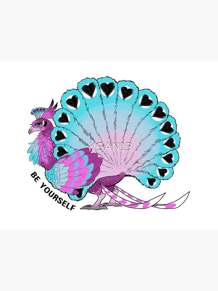 "Pride Parade Transgender Flag Phoenix Peacock" Poster for Sale by ...
