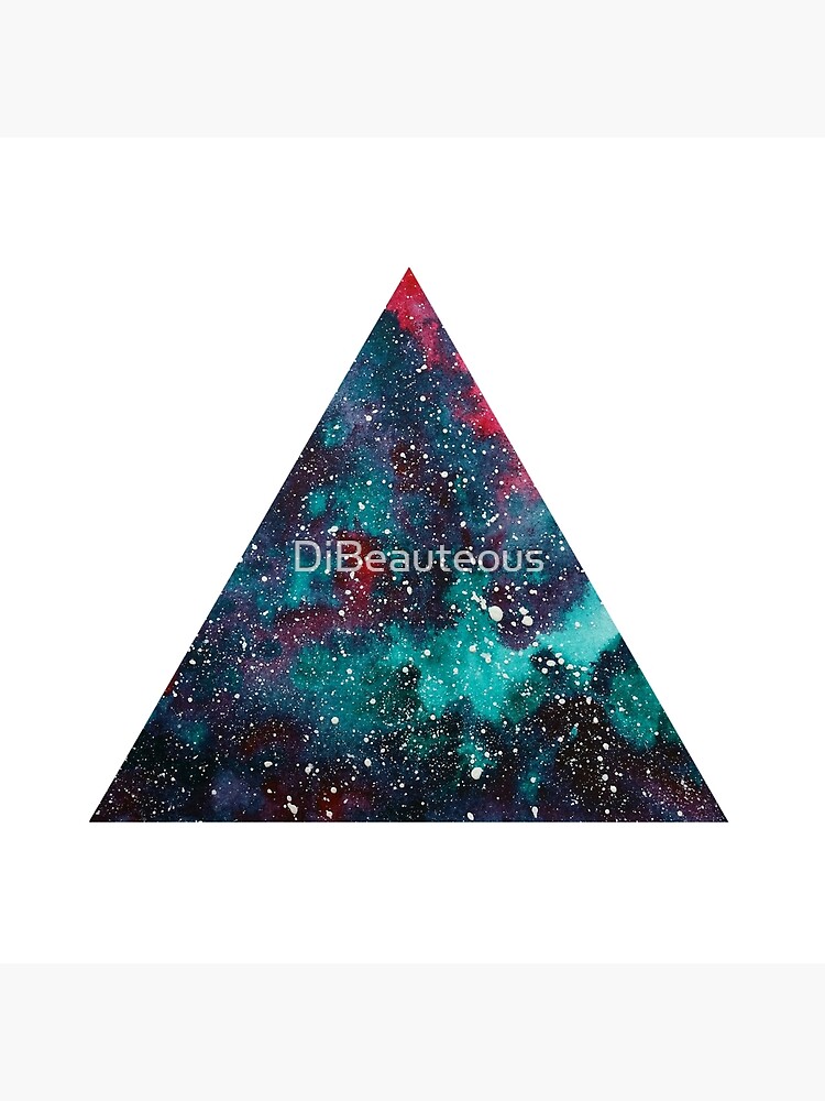 "Galaxy Triangle" Art Print by DiBeauteous | Redbubble