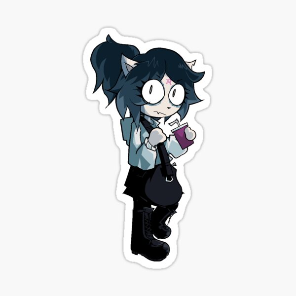 "mall goth claire" Sticker by bedheadbernie | Redbubble