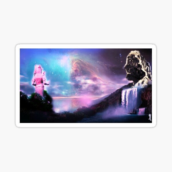 "Shiv and Shakti (Nature)" Sticker for Sale by Nandika-Dutt | Redbubble