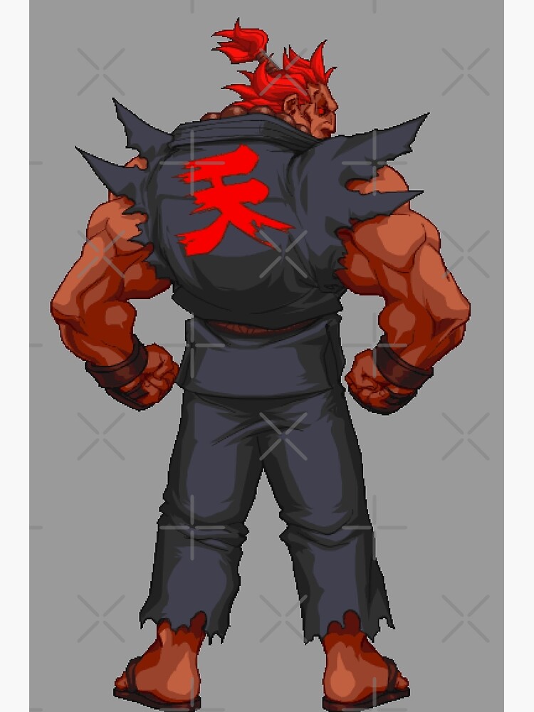 "Akuma" Poster for Sale by Retro-Freak | Redbubble