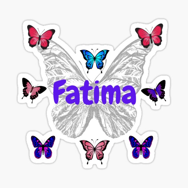 "Fatima" Sticker by SanaHaddad | Redbubble