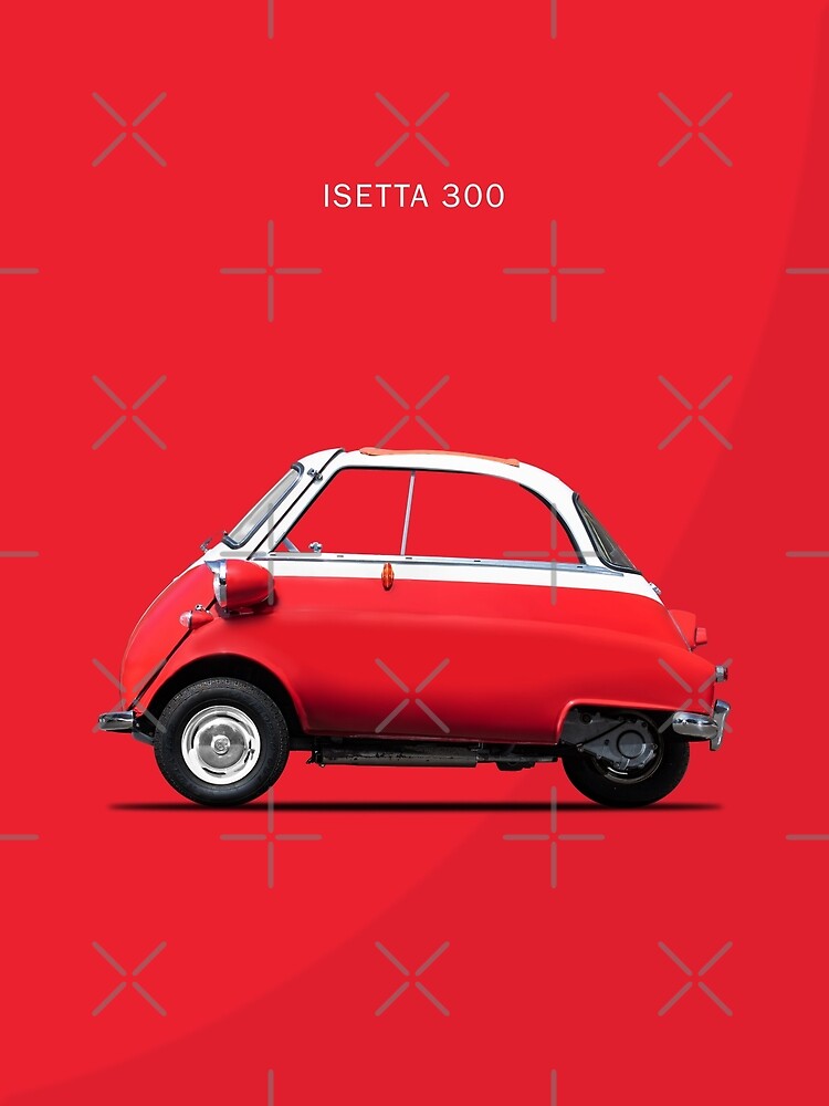 "The Isetta 300 Microcar" Poster for Sale by rogue-design | Redbubble