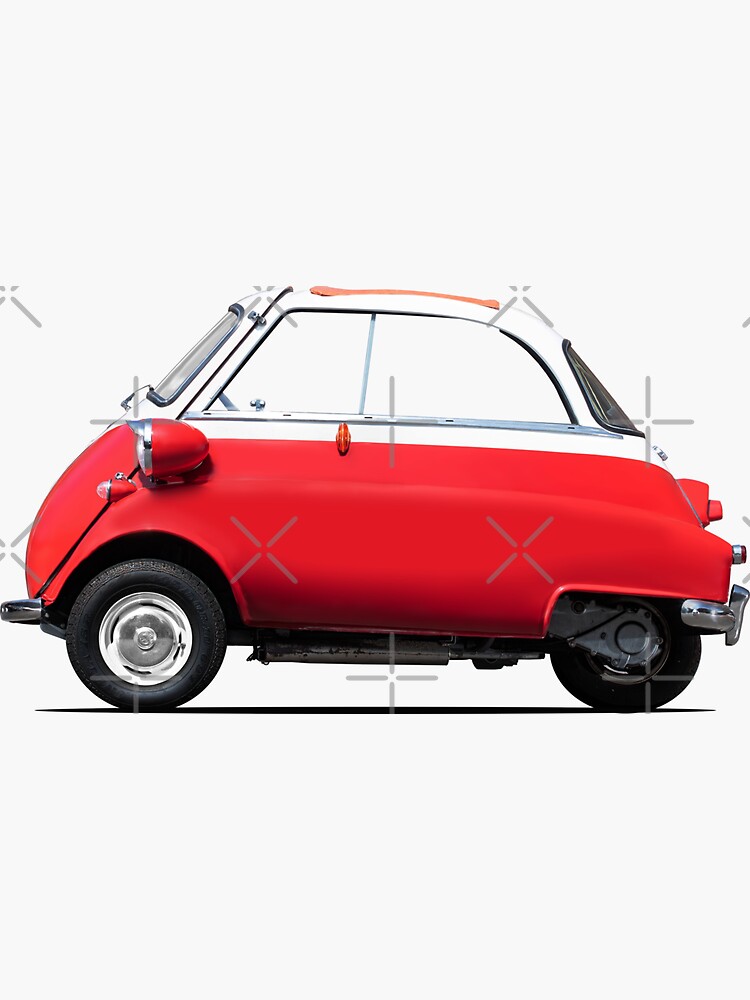 "Der Isetta 300 Microcar" Sticker von rogue-design | Redbubble