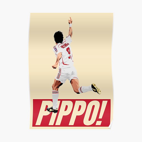 "Super Pippo Inzaghi" Poster for Sale by Dmx999 | Redbubble