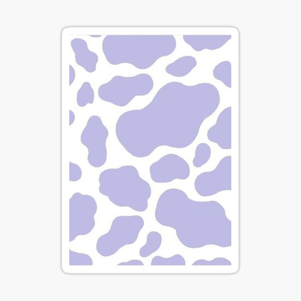 "Purple Cow pattern" Sticker for Sale by artforrart | Redbubble