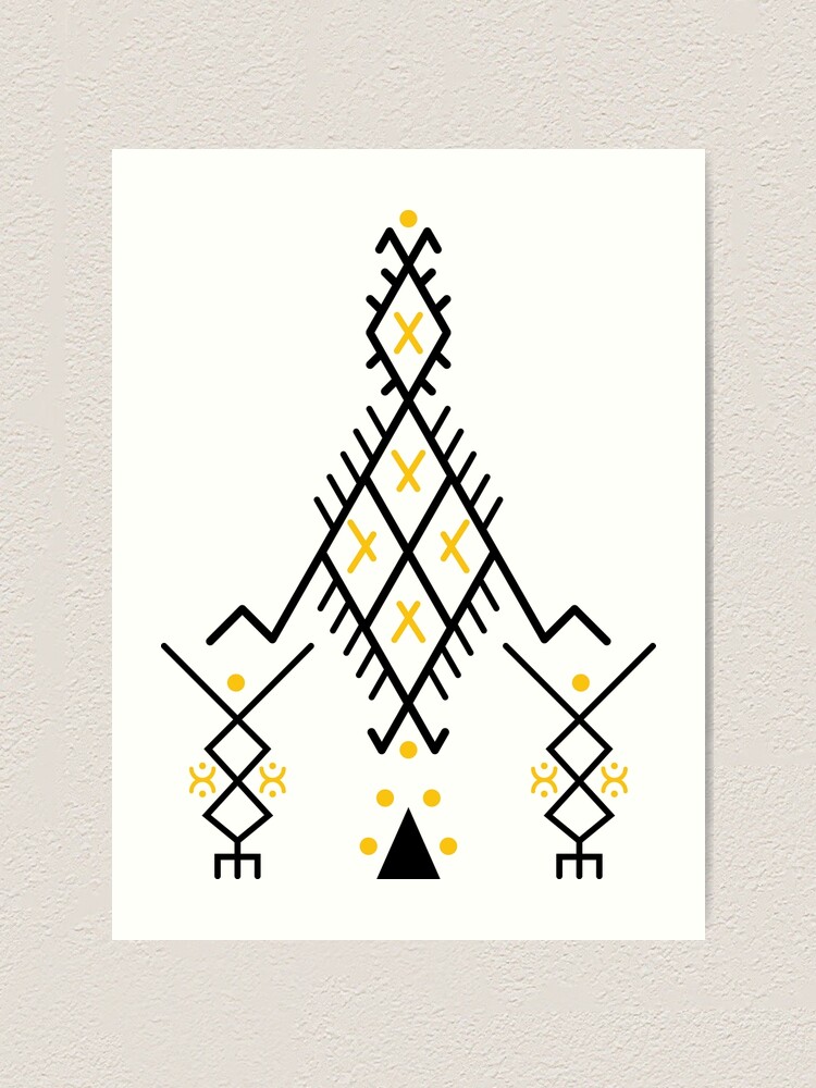 "Berber Symbol from Amazigh kabyles" Art Print for Sale by AmazighShop ...