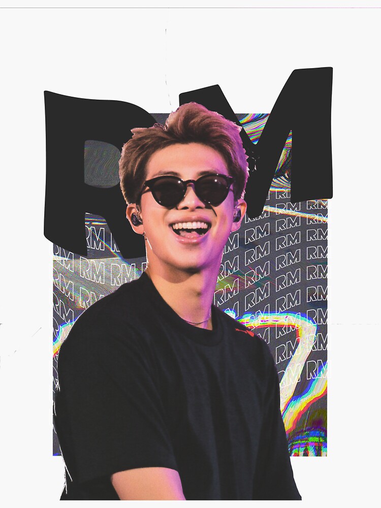 "BTS RM " Sticker for Sale by JanaYvette | Redbubble