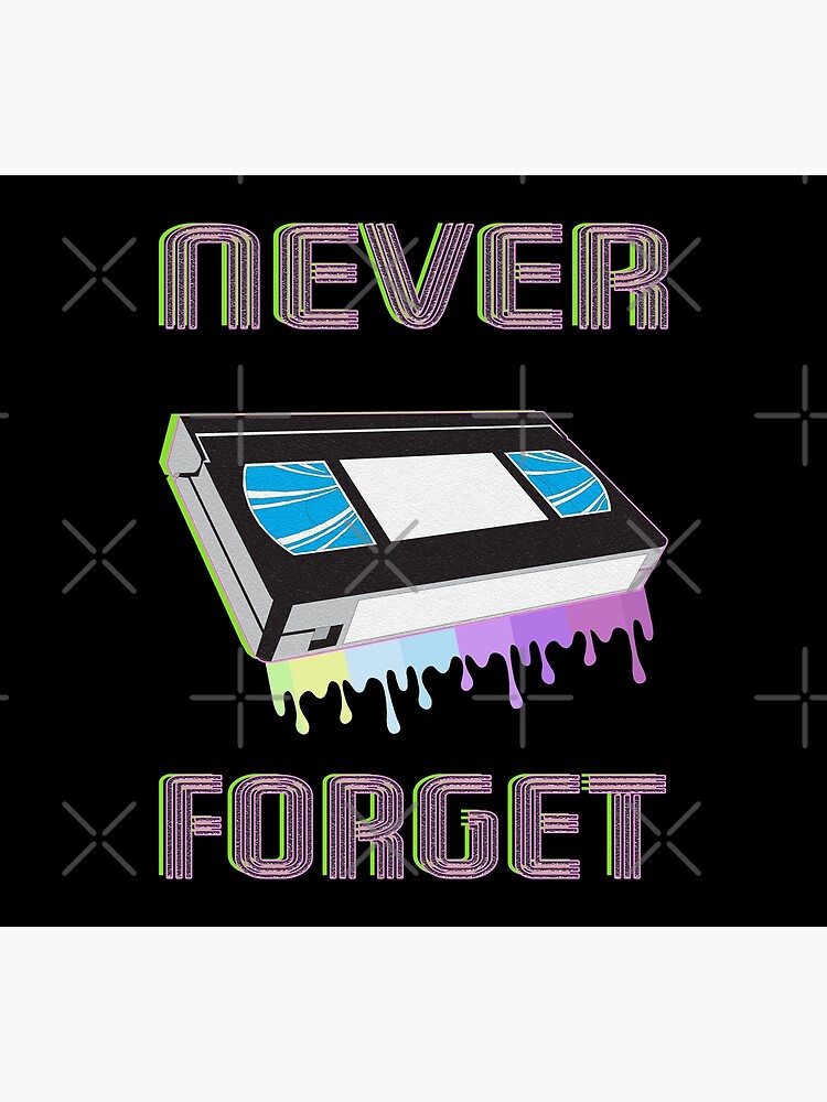 "Vintage Never Forget Vhs Tape" Poster for Sale by franktact | Redbubble