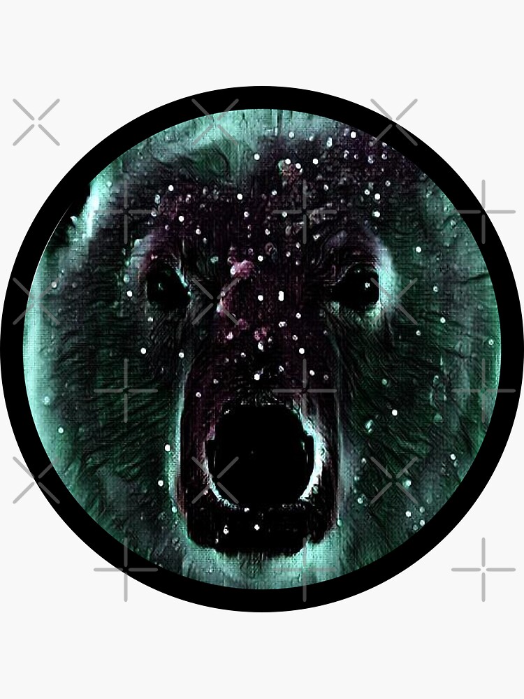 "Snowing Polar bear" Sticker for Sale by spellsinger | Redbubble