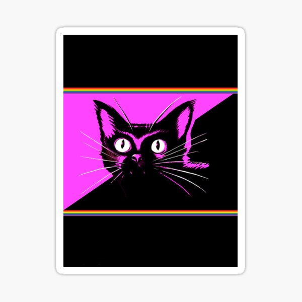 "Queer Sabocat" Sticker for Sale by nonbinarchy | Redbubble