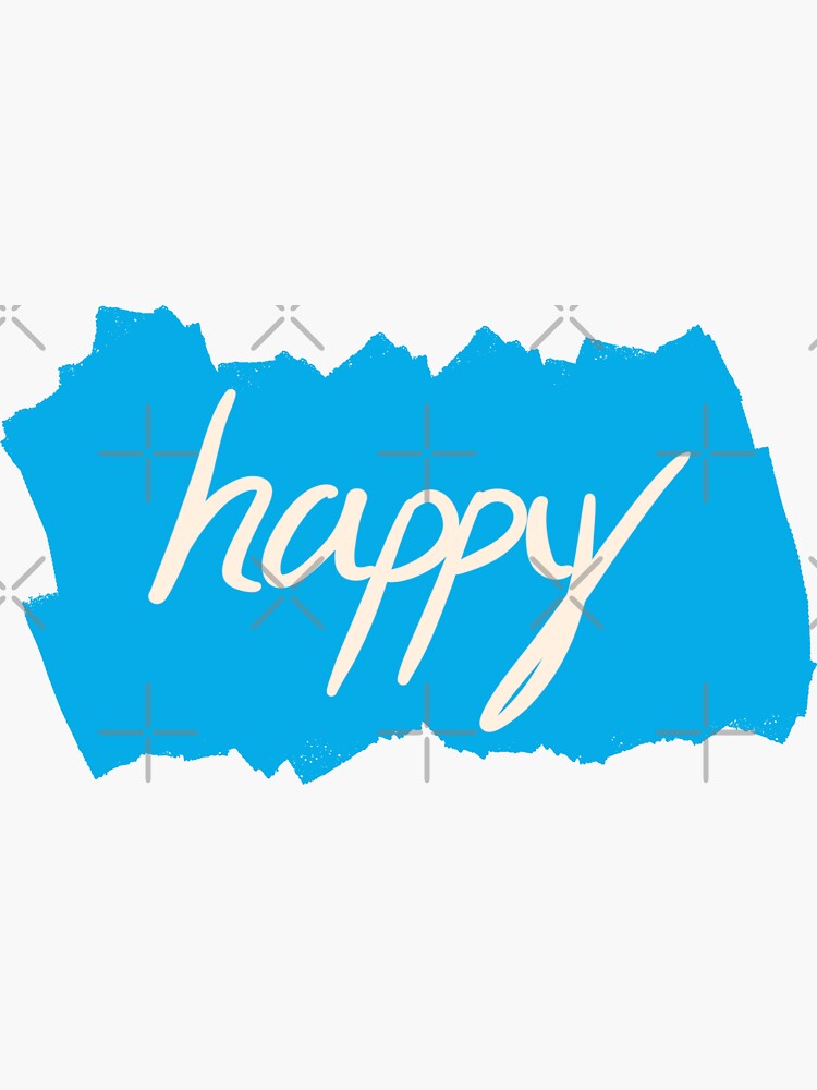" Paint Happy Day Feeling " Sticker for Sale by im-maker | Redbubble