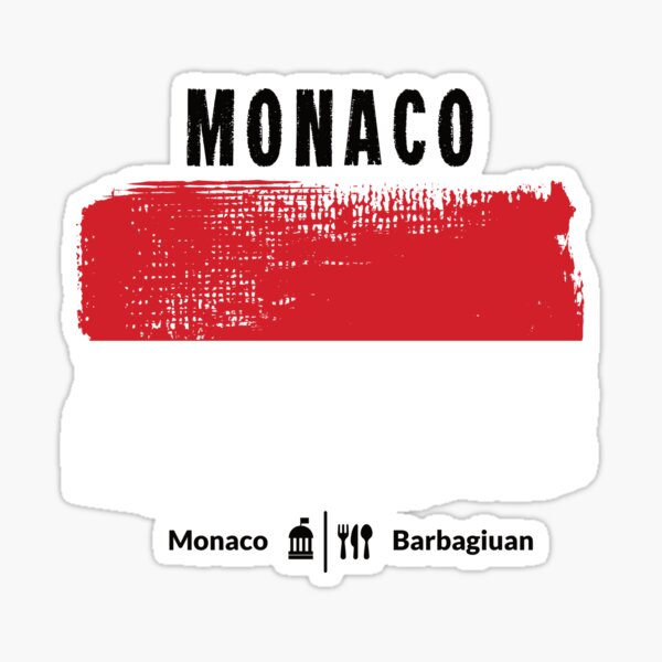 "Monaco flag, flags of the world - travel map" Sticker for Sale by ...