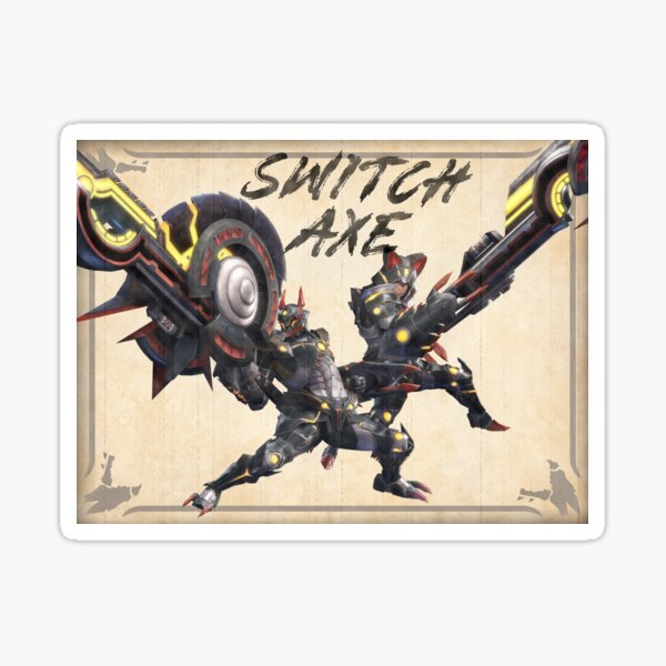 "Monster Hunter Rise - Switch Ax" Sticker by VelvetZone | Redbubble