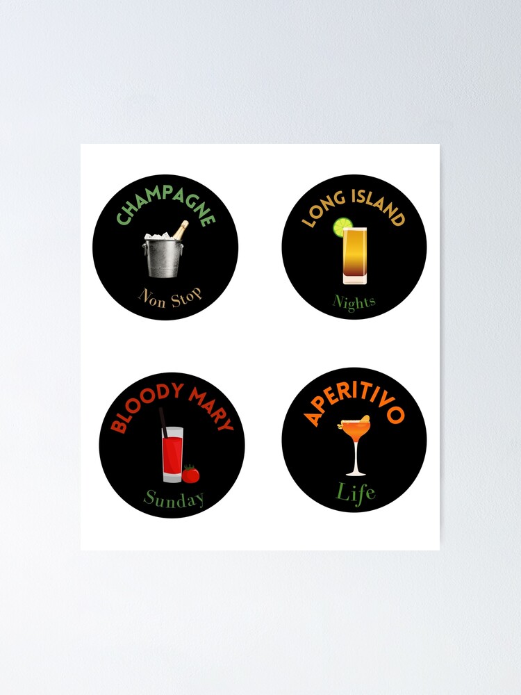 "Thirsty sticker pack" Poster by yennyz | Redbubble