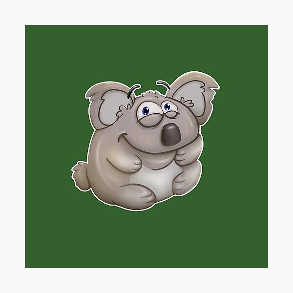 Lámina fotográfica «Pequeño diseño gordo del ejemplo del arte del icono ...