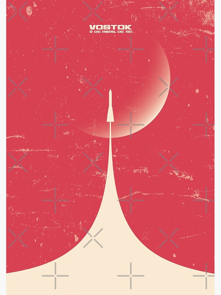 "Vostok Spaceship - Soviet Space Art, USSR, 1961 Poster" Photographic ...