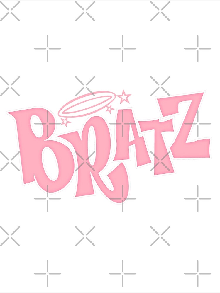 "pink “bratz” logo" Art Print by holla- | Redbubble