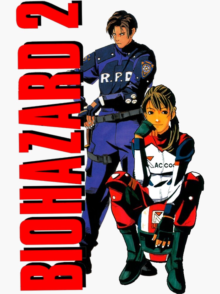 "Biohazard 2" Sticker for Sale by Willybirks66 | Redbubble