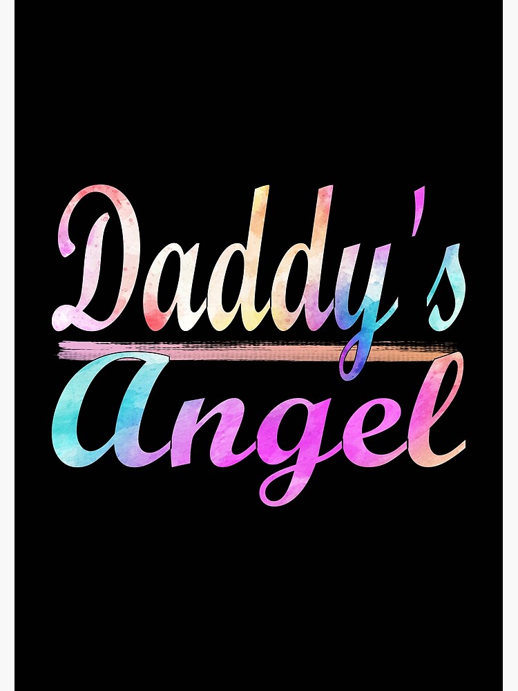 "Daddys Angel Essential Sticker" Art Print by SW33TSP0T | Redbubble