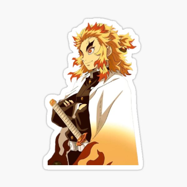 Demon Slayer Rengoku Stickers | Redbubble