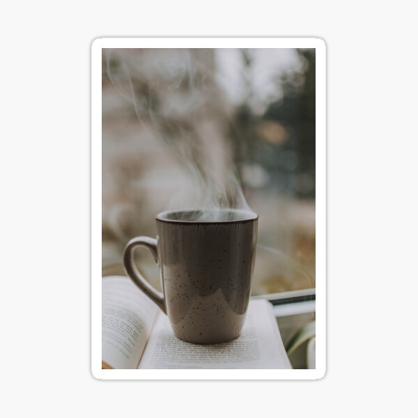 "hot coffee" Sticker for Sale by Heindrichh | Redbubble