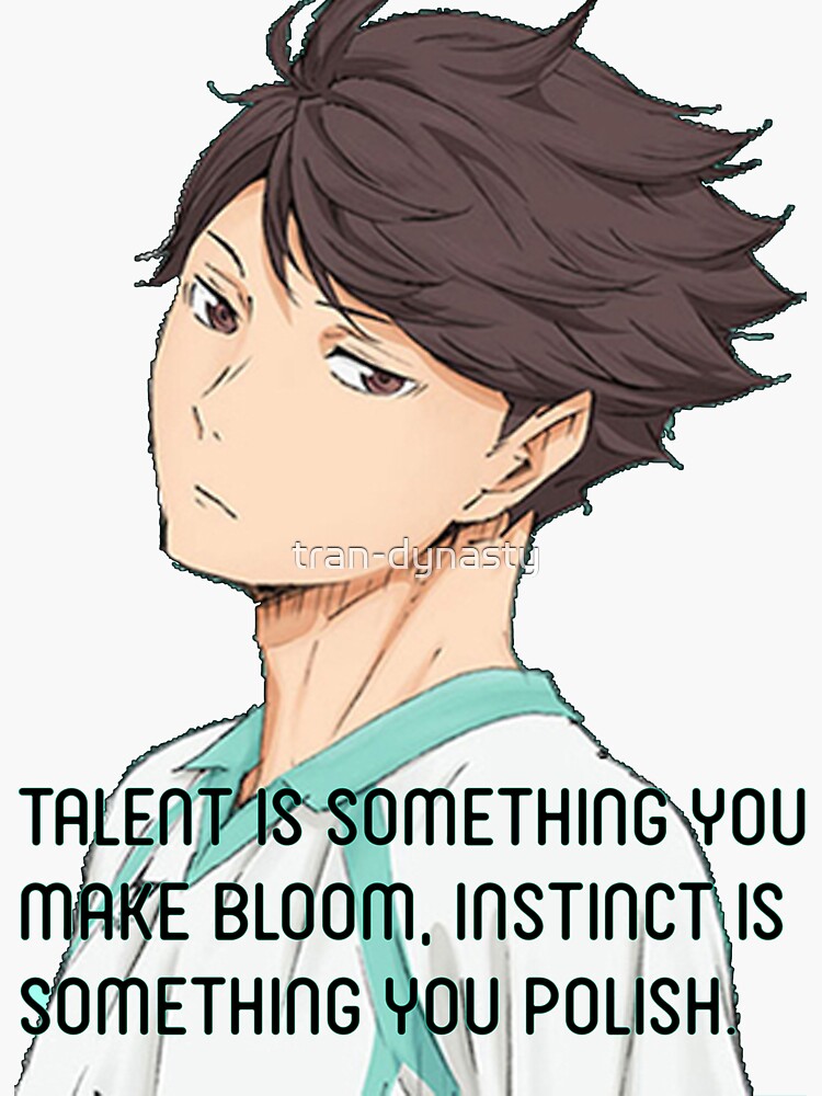 "Haikyuu Oikawa " Sticker for Sale by tran-dynasty | Redbubble