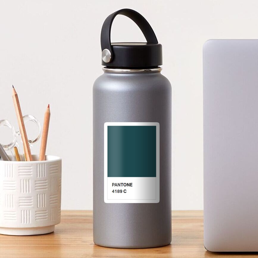 "Pantone Colour 4189 C" Sticker for Sale by DiabhalsDau | Redbubble