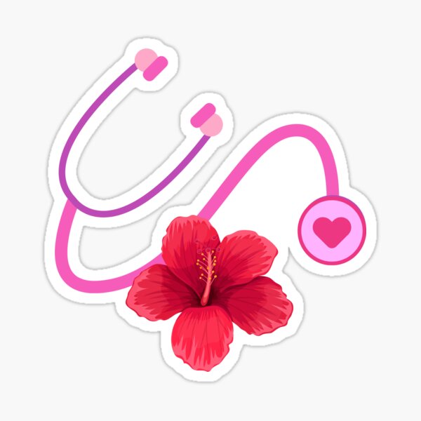 "Stethoscope, Pink Stethoscope, Stethoscope flower, RN, nurse, nurse ...