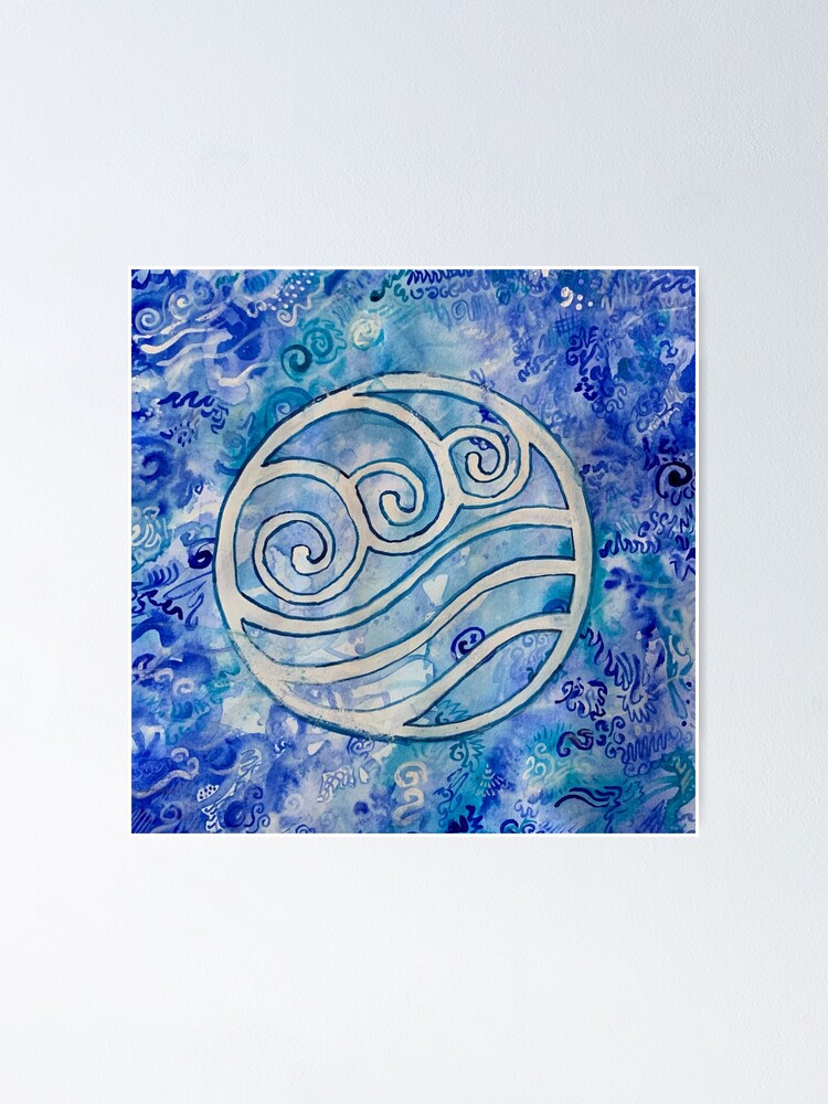 "Water Tribe Symbol ATLA" Poster by hns-arts | Redbubble