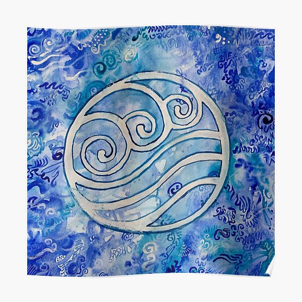 "Water Tribe Symbol ATLA" Poster by hns-arts | Redbubble