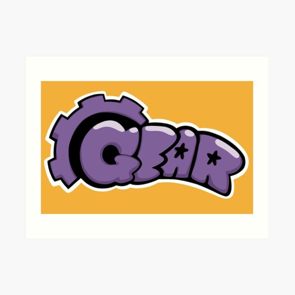 "Sk8 The Infinity | GEAR Logo" Art Print by averiillustrate | Redbubble